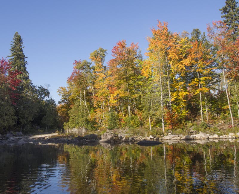 Landscape at the Beginning of Fall Stock Image - Image of landscape ...