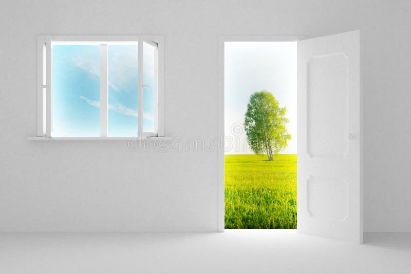 Open Window Vector Illustration Stock Vector - Illustration of window ...