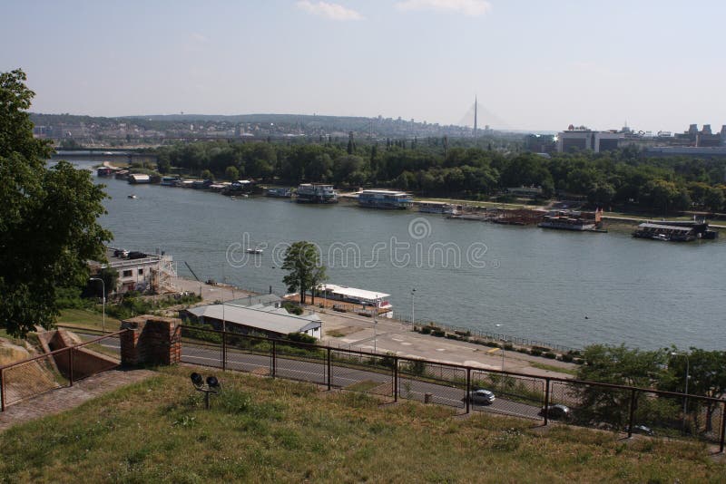 Landscape of Belgrade, Serbia Stock Photo - Image of medieval, landmark ...
