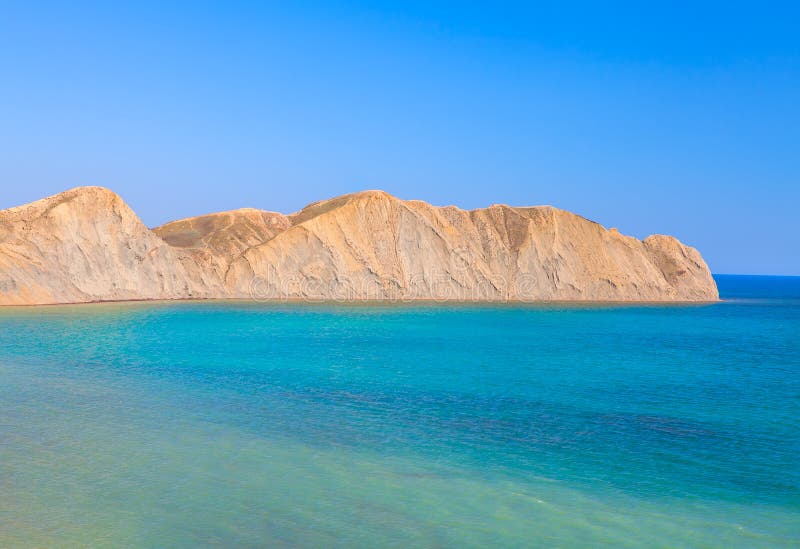 Landscape of Blue Sea and Hill Stock Image - Image of water, deep: 68734307