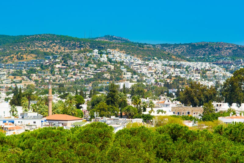 Landscape of Bodrum stock photo. Image of beach, landmark - 105331592