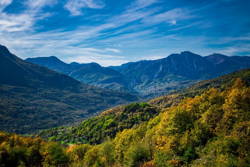 Landscape with Bosnian Mountain Prenj Stock Photo - Image of clouds ...