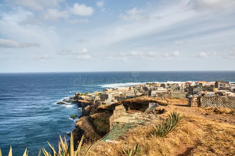 Landscape of Brava Island in the Archipelago of Cabo Verde Stock Image ...