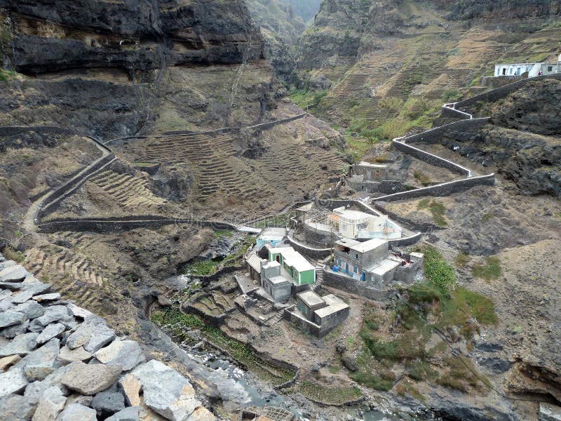 Landscape of Brava Island in the Archipelago of Cabo Verde Stock Photo ...