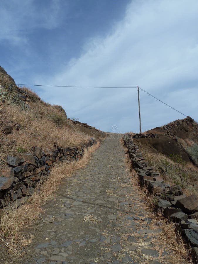 Landscape of Brava Island in the Archipelago of Cabo Verde Stock Photo ...