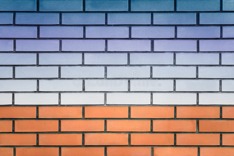 Landscape on a brick wall stock image. Image of texture - 132946347