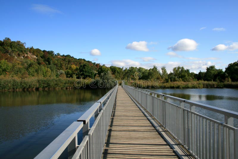 Landscape with Bridge stock photo. Image of nature, reflection - 6593902