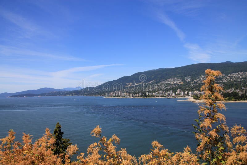 Landscape of British Columbia Stock Photo - Image of wave, horizon ...