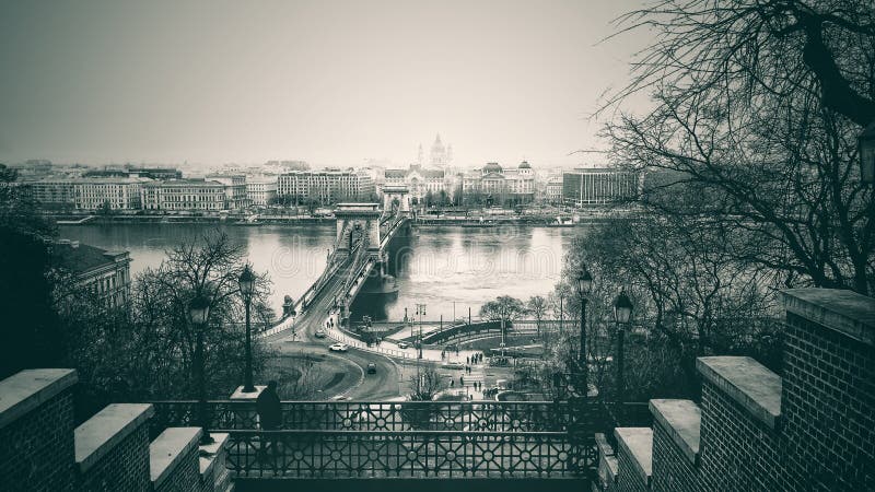 Landscape Buda stock photo. Image of panorama, hungary - 124128576