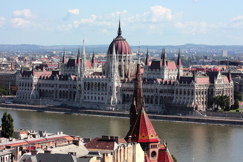 Landscape of Budapest stock image. Image of budapest - 13789091