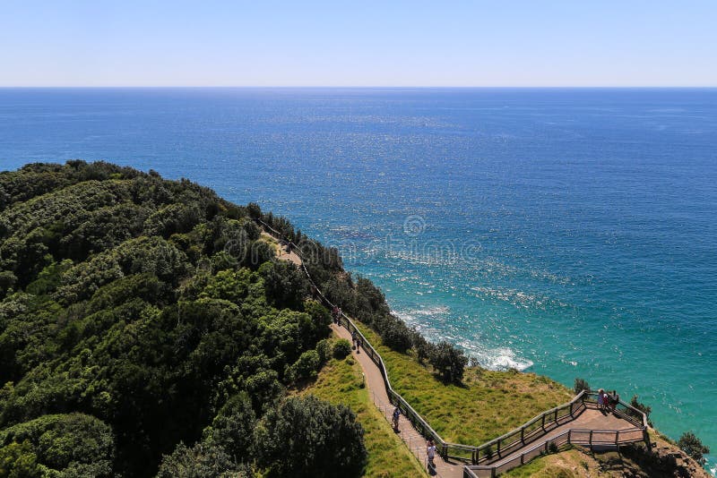The Landscape in Cape Byron,australia Stock Image - Image of australia ...