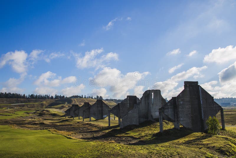 Landscape of Chambers Bay Creek Regional Park Stock Photo - Image of ...
