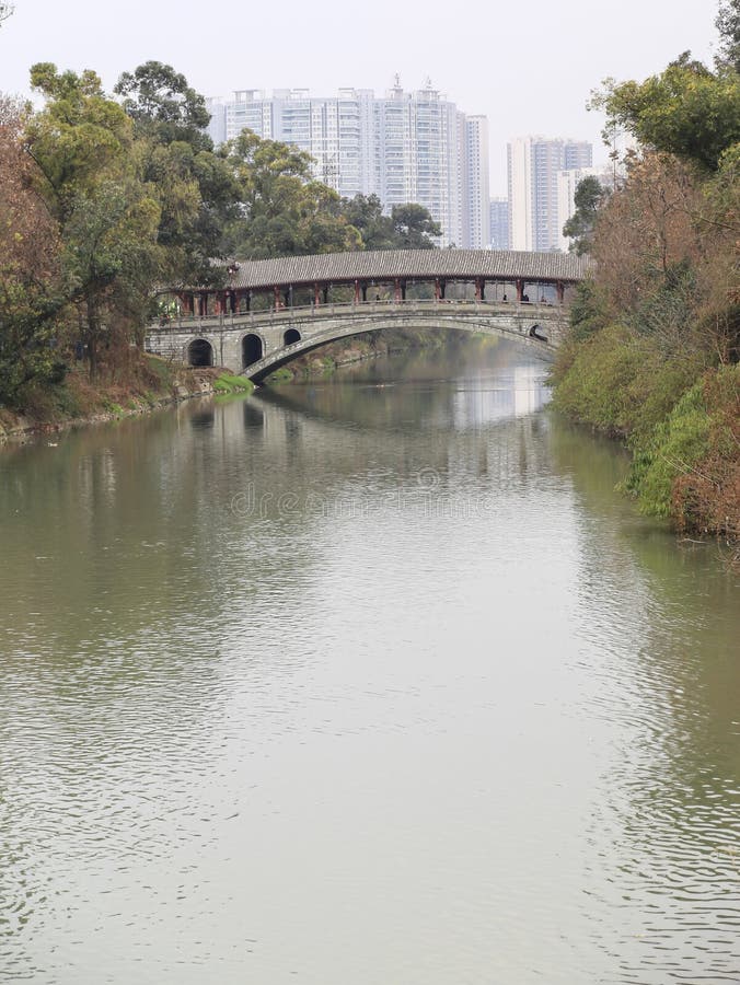 The Landscape in Chengdu, China Stock Photo - Image of element, chengdu ...