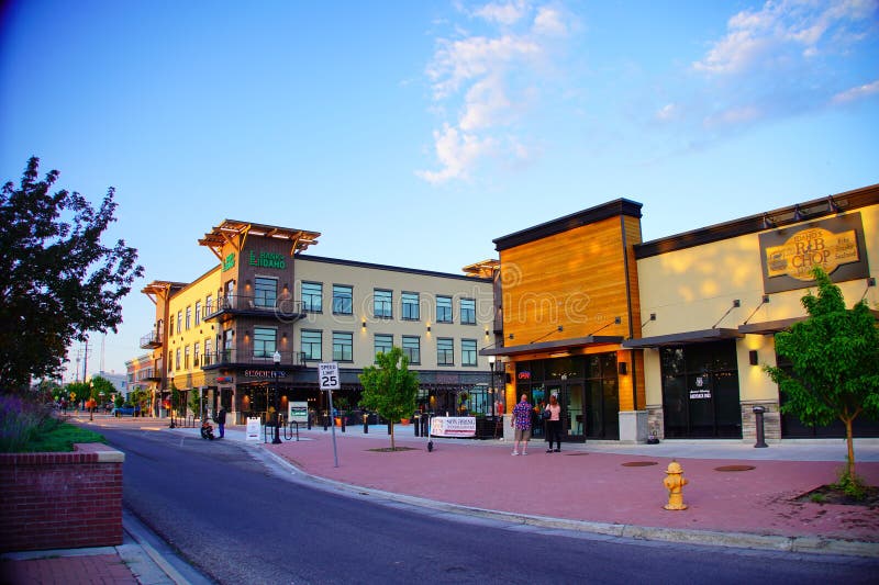 Landscape of the City of Idaho Falls Editorial Photo - Image of beauty ...