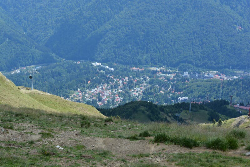 A Landscape of a City Made from High Altitude. Stock Image - Image of ...