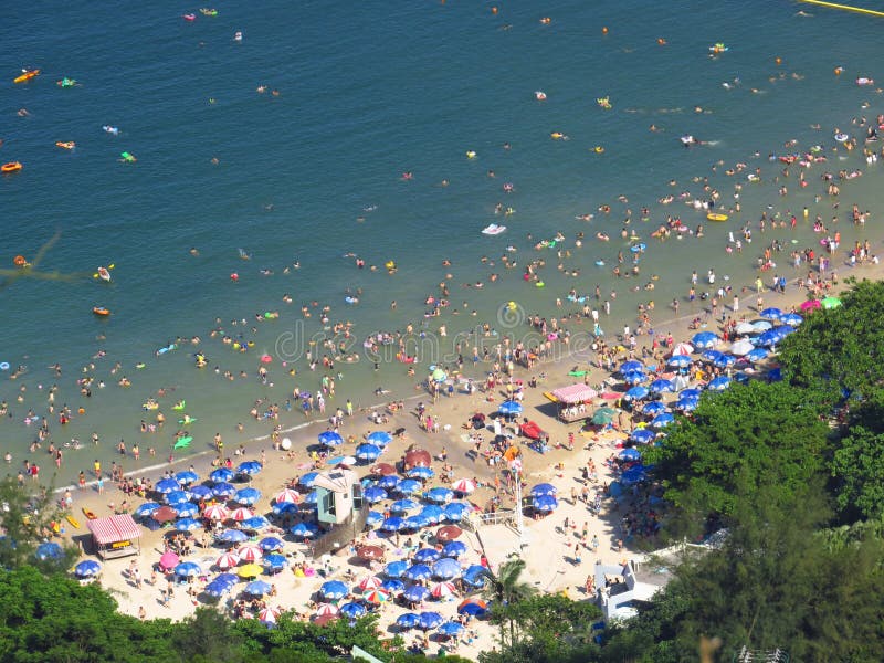 The Landscape of Clear Water Bay Second Beach 30 June 2013 Stock Photo ...