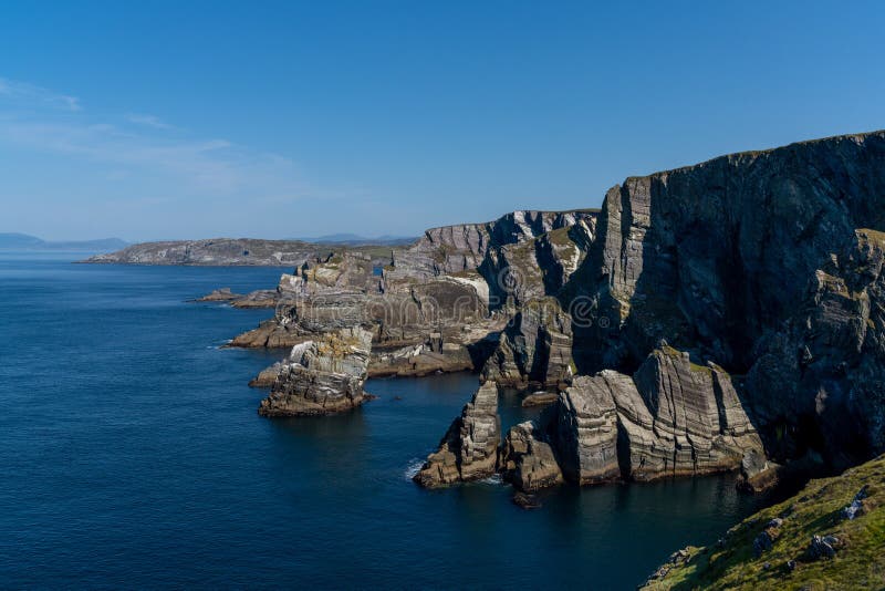 Landscape of the Cliffs and Coast of the Mizen Peninsula in Western ...