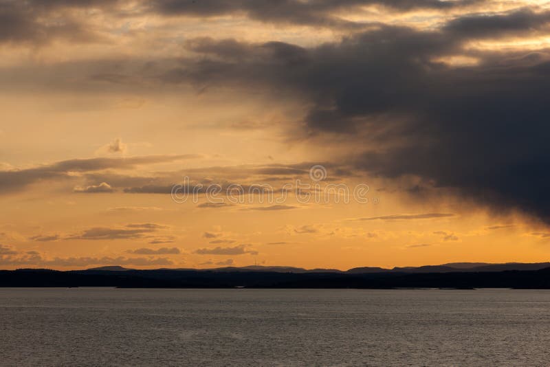 Landscape with clouds stock image. Image of nature, horizon - 218282037