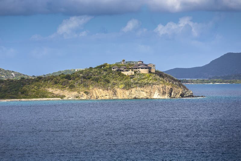 Landscape of the Coastline of the British Virgin Islands Stock Photo ...