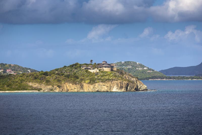 Landscape of Coastline of the British Virgin Islands Stock Image ...