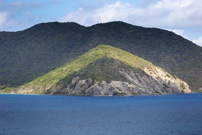Landscape of Coastline of the British Virgin Islands Stock Image ...
