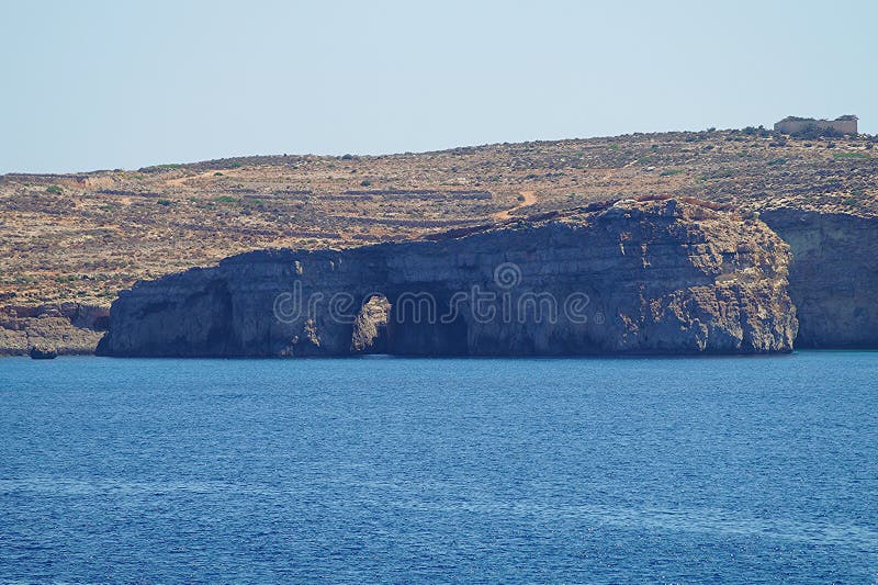Paisaje De La Isla De Comino, Kemmuna, Isla De Malta Stock Image ...