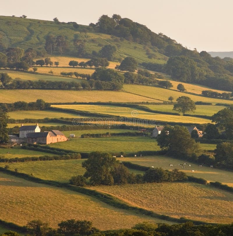 Landscape Countryside Hills Mountains Scenery Stock Photo - Image of ...