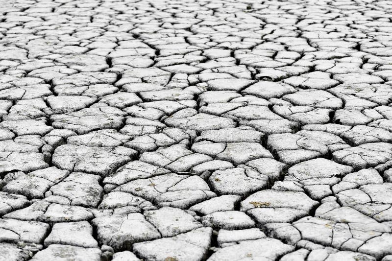 Landscape with Cracked Earth Stock Image - Image of desert, cracked ...