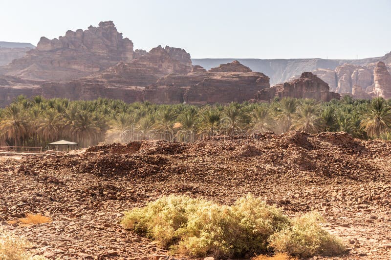 Landscape of Dadan Site in Al Ula, Saudi Arab Stock Image - Image of ...