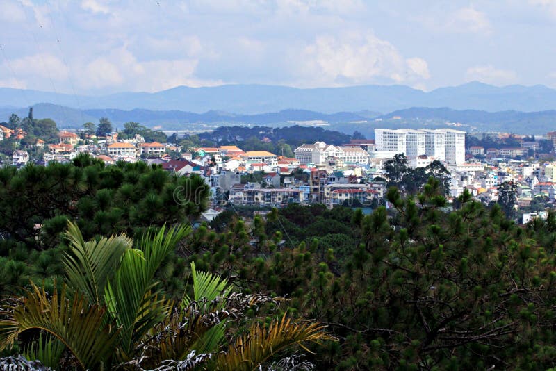 Landscape, Dalat, Vietnam stock photo. Image of clouds - 68870658