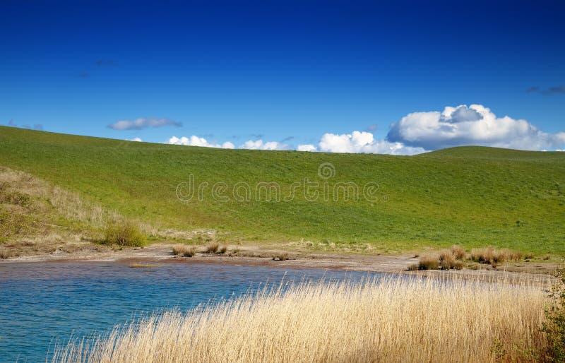 Landscape in Denmark stock image. Image of rest, lonely - 196591001
