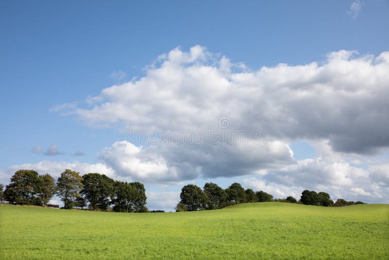 Landscape in Denmark North of Copenhagen Stock Photo - Image of blue ...
