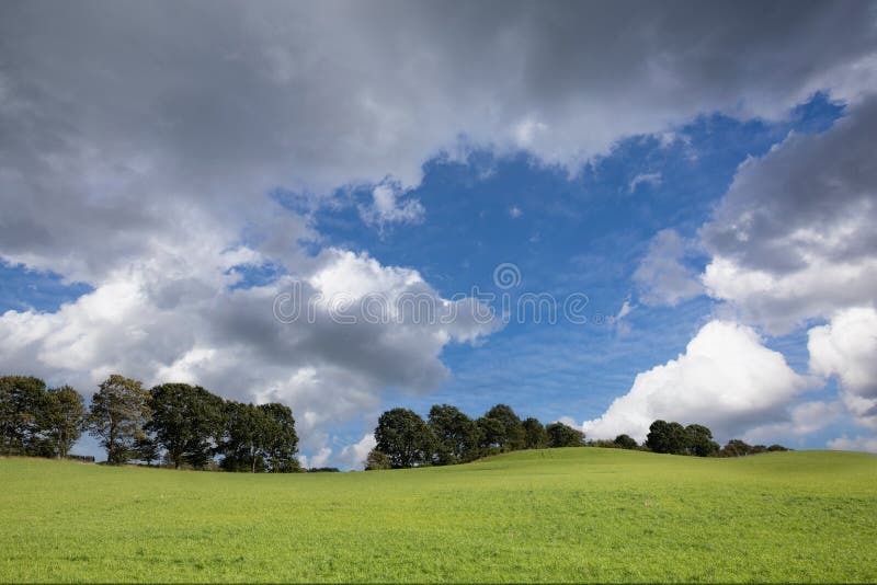 Landscape in Denmark North of Copenhagen Stock Photo - Image of grass ...