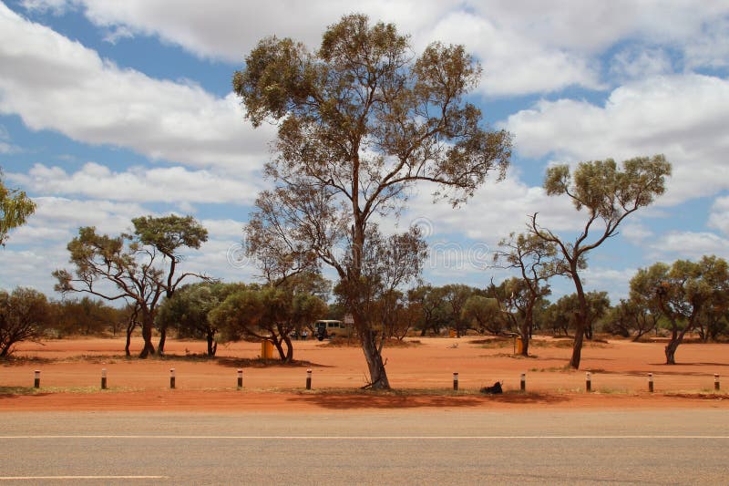 Landscape (desert) - Australia Stock Photo - Image of australia, road ...