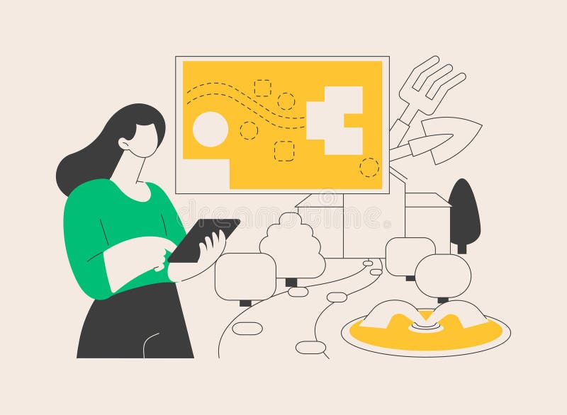 Landscape Design Abstract Concept Vector Illustration. Stock Vector ...