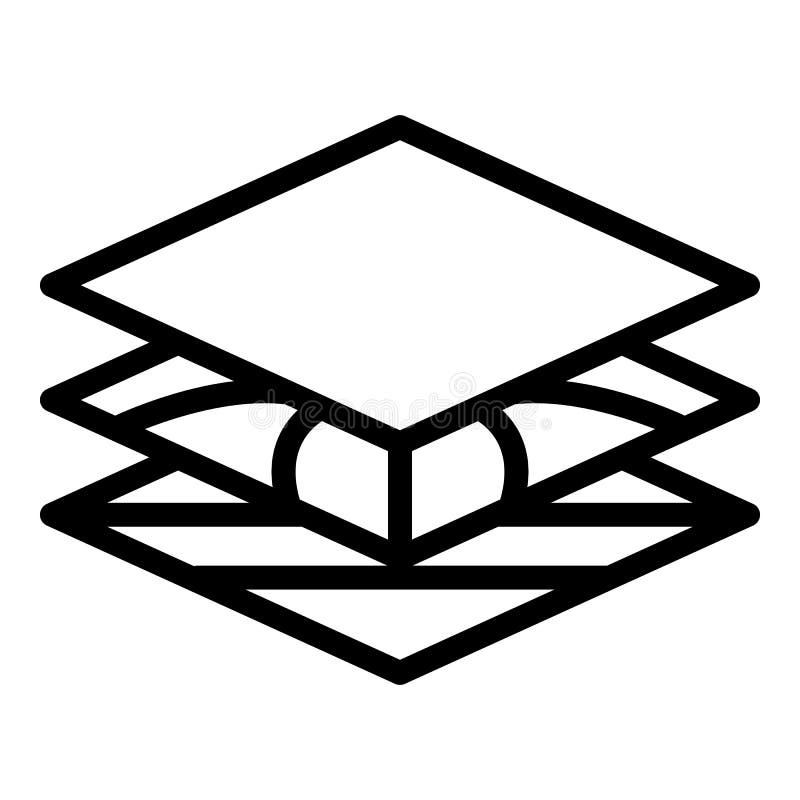 Landscape Designer Section Icon, Outline Style Stock Vector ...