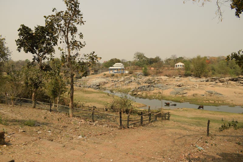 Landscape of Deulghata with River Kangsabati Flowing through Stock ...