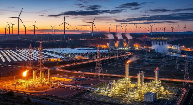 A Landscape of Diverse Energy Sources Illustrates a Commitment To Both ...