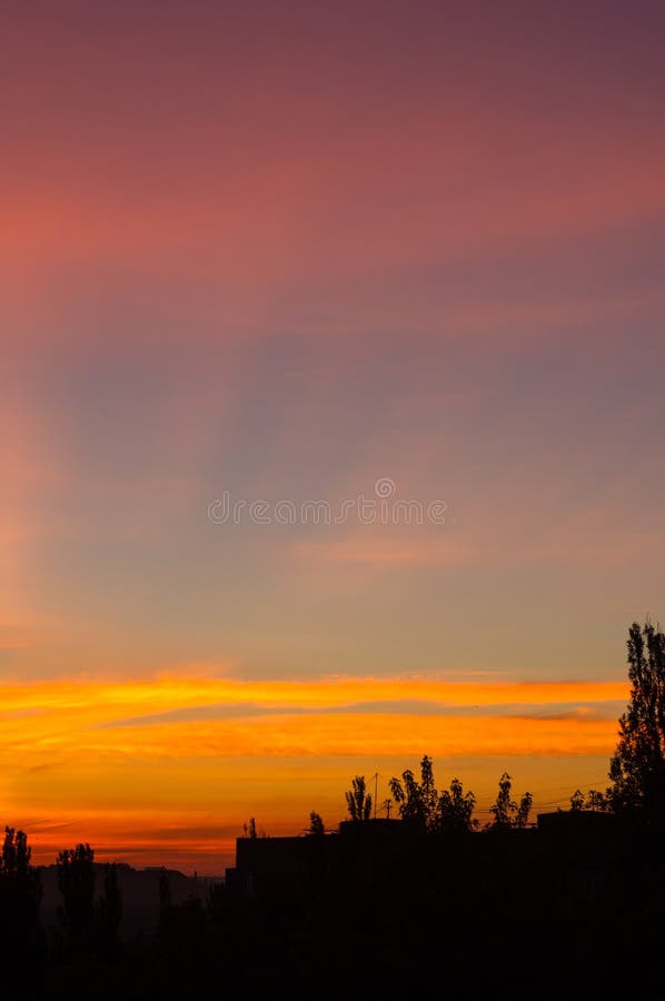 Landscape with Dramatic Light Stock Image - Image of green, light: 96942157