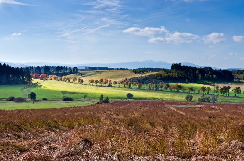Landscape with dry field stock image. Image of color - 29213457