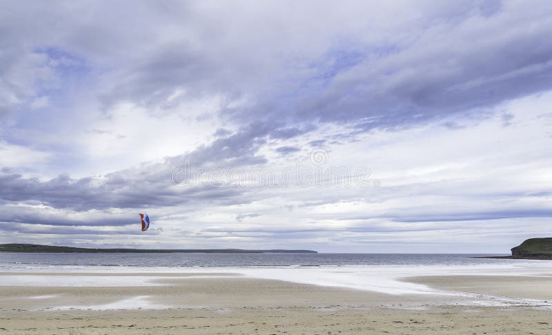 Landscape of Dunnet Bay Beag Stock Image - Image of stone, thurso ...