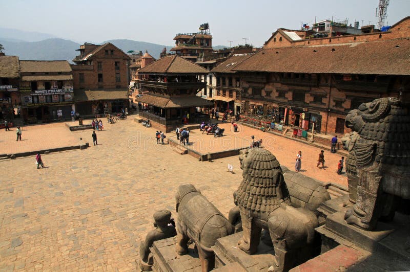 Durbar Square, Bhaktapur, Nepal Editorial Image - Image of nepal ...
