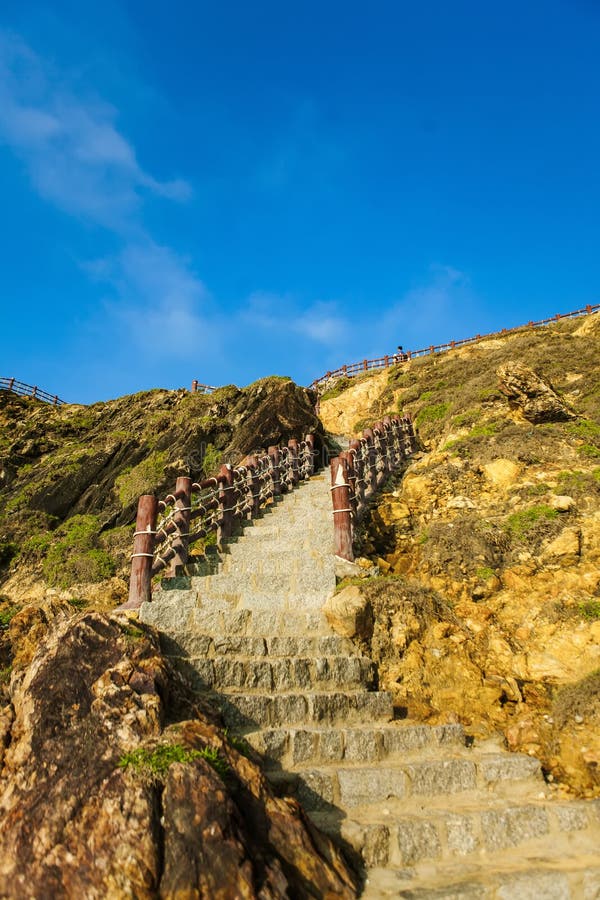 Landscape of Eo Gio Bay in Qui Nhon Vietnam. Stock Photo - Image of ...