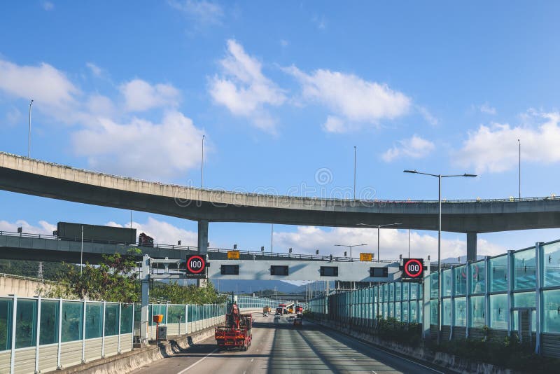 A Landscape of Fanling Highway, Hong Kong May 4 2023 Editorial ...