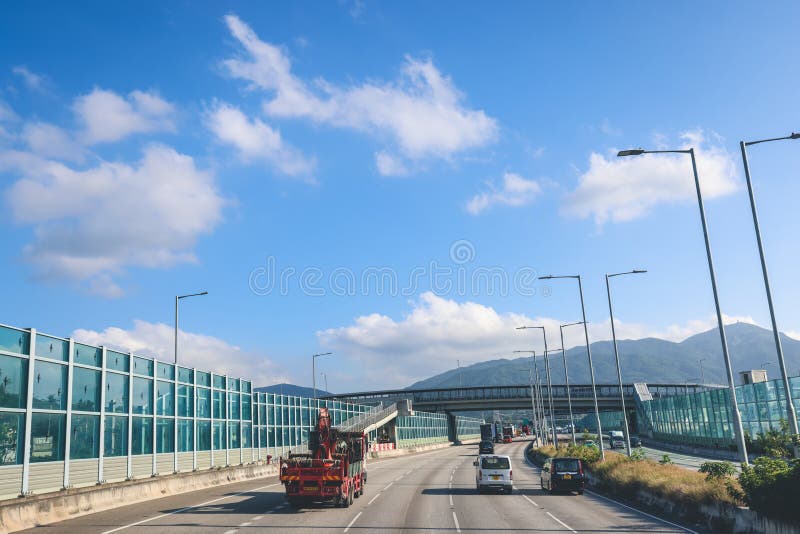 A Landscape of Fanling Highway, Hong Kong May 4 2023 Editorial ...
