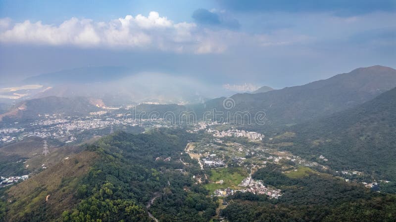 The Landscape of Fanling New Territories Areas Jan 20 2024 Stock Photo ...