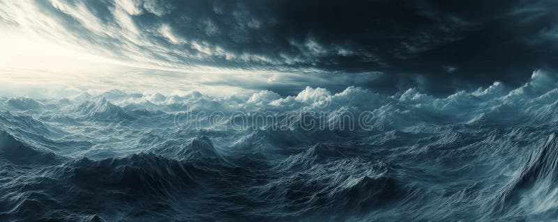 The Landscape Features Rolling Hills Set Against a Backdrop of Dark ...