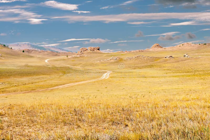 Landscape of field stock image. Image of autumn, abstract - 38720663