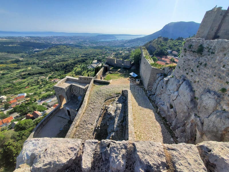 582 Klis Fortress Croatia Stock Photos - Free & Royalty-Free Stock ...