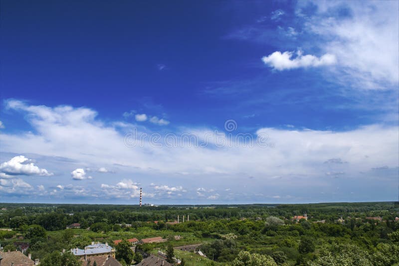 Landscape stock image. Image of land, flat, novi, houses - 71968905